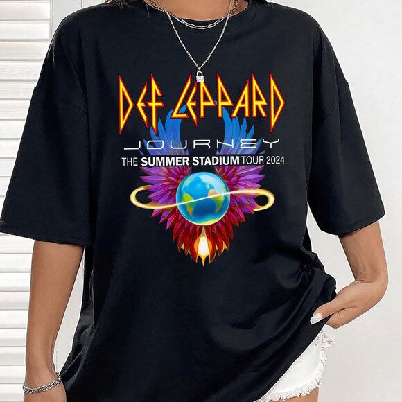 Posh M | Shirts | Def Leppard Journey Summer Tour 224 T Shirt Stadium ...